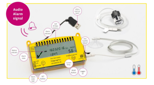 Fridge-tag 2L (for Fridge) Data Logger With ISO 17025 Calibration ...